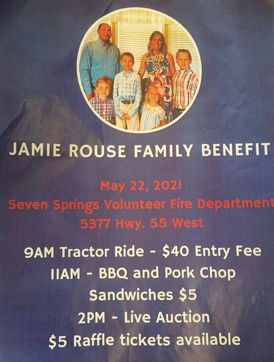 Jamie Rouse Family Benefit – The Bucklesberry Gazette